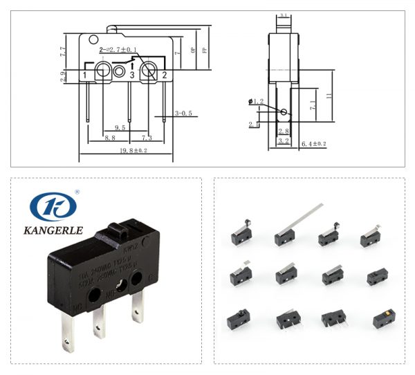 KANGERLE 25T125 Micro Switch 5A 5E4 SPDT 220V 110V for Wholesale ...