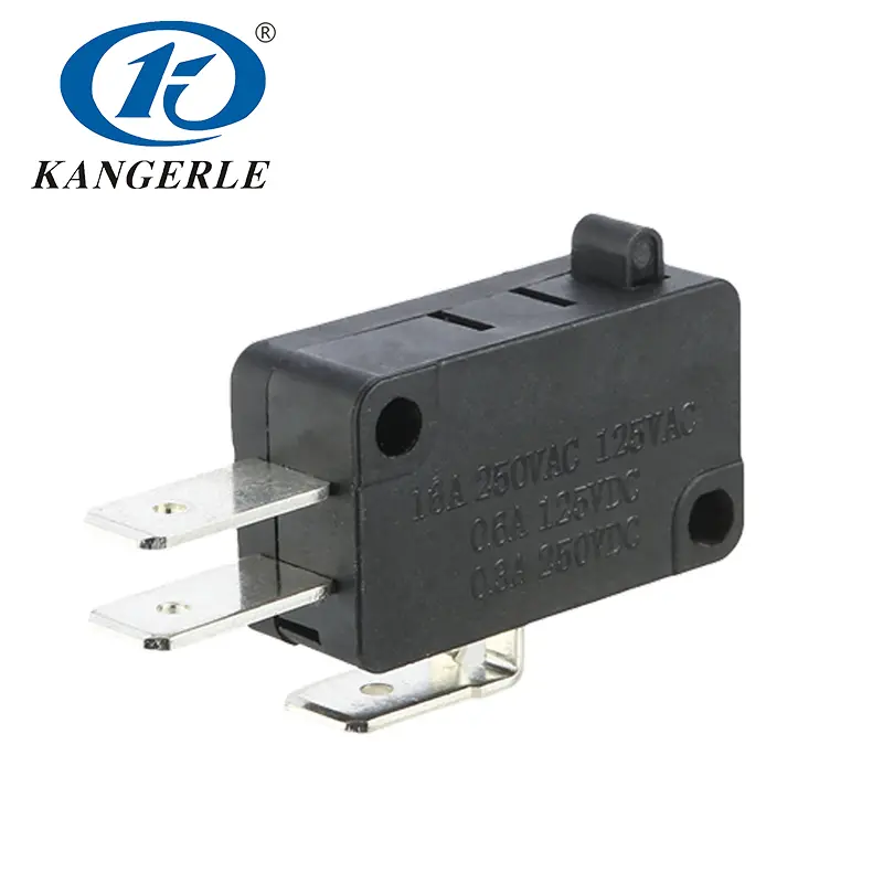 Micro switch SPDT KW3-6A-B with straight terminal - KANGERLE ELECTRONICS