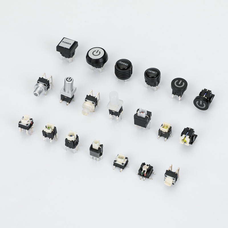 LED tact switch 12x12x10D-R - KANGERLE ELECTRONICS