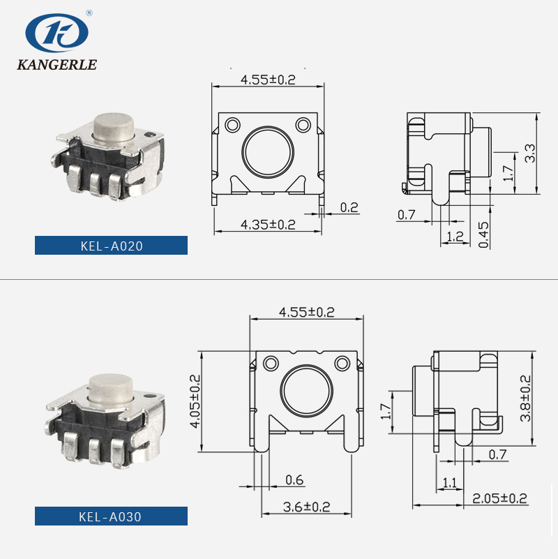 Smile Series 3x5mm Tactile Switch - KANGERLE ELECTRONICS