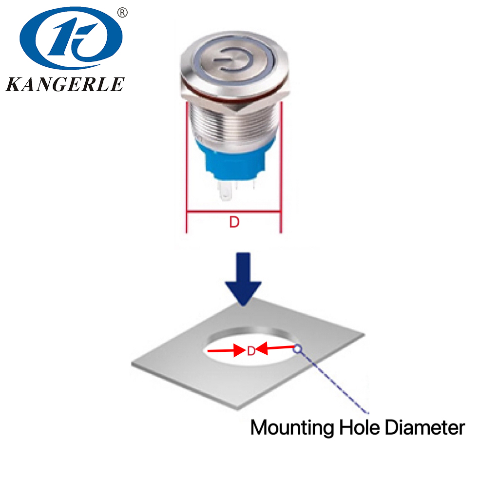 Momentary waterproof metal push button switch manufacturer-Kangerle ...