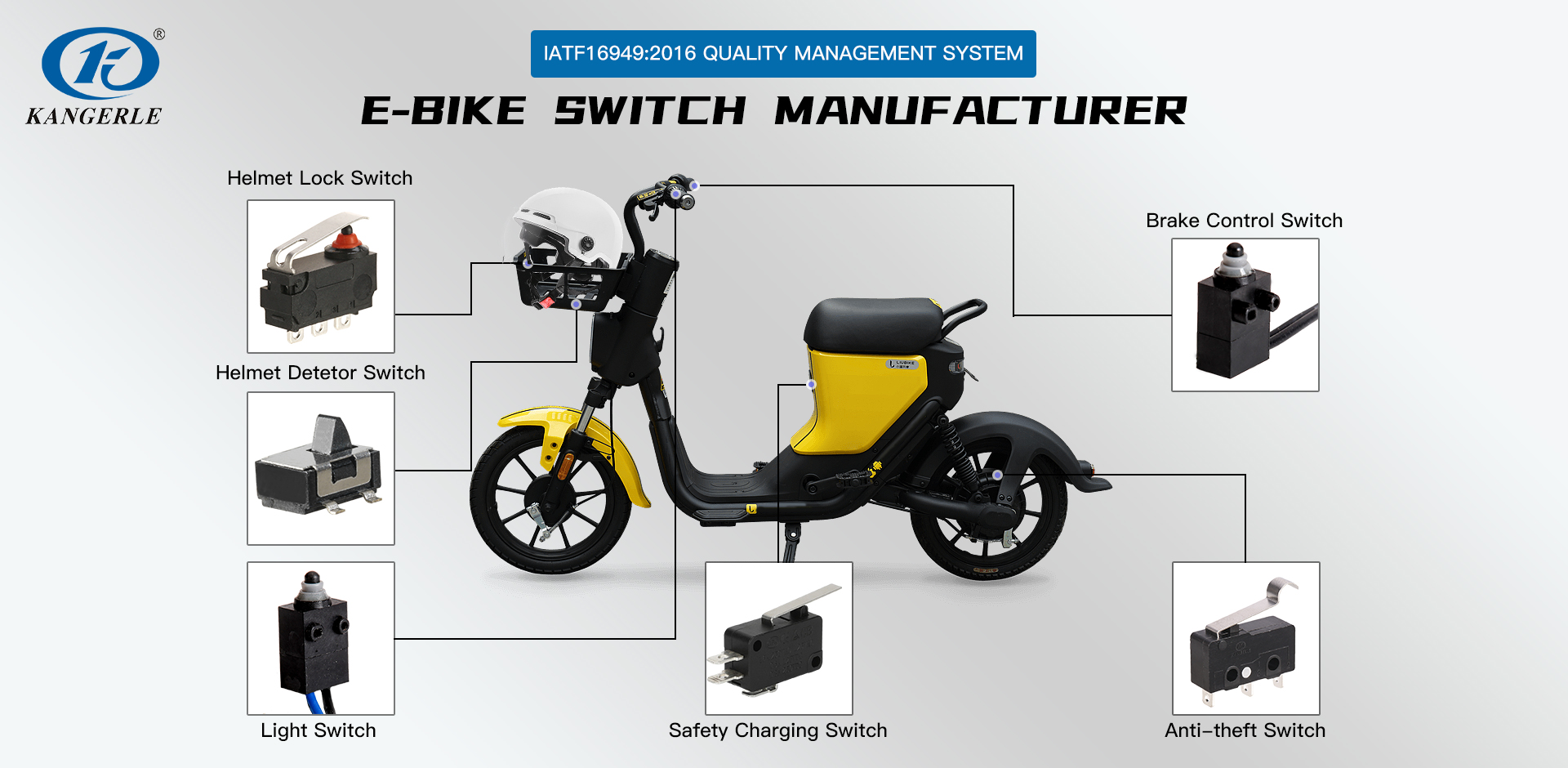 The application of micro switch on electric bike charger - KANGERLE ...